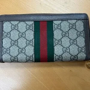 Gucci | Bags | Gucci Ophidia Gg Supreme Zip Around Walletauthentic ...